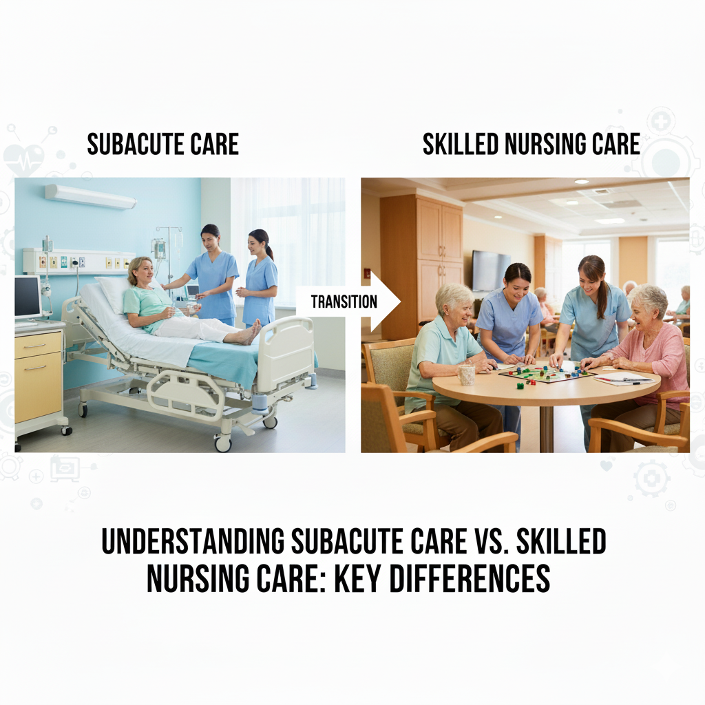 Understanding Subacute Care. vs Skilled Nursing Care: Key Differences ...